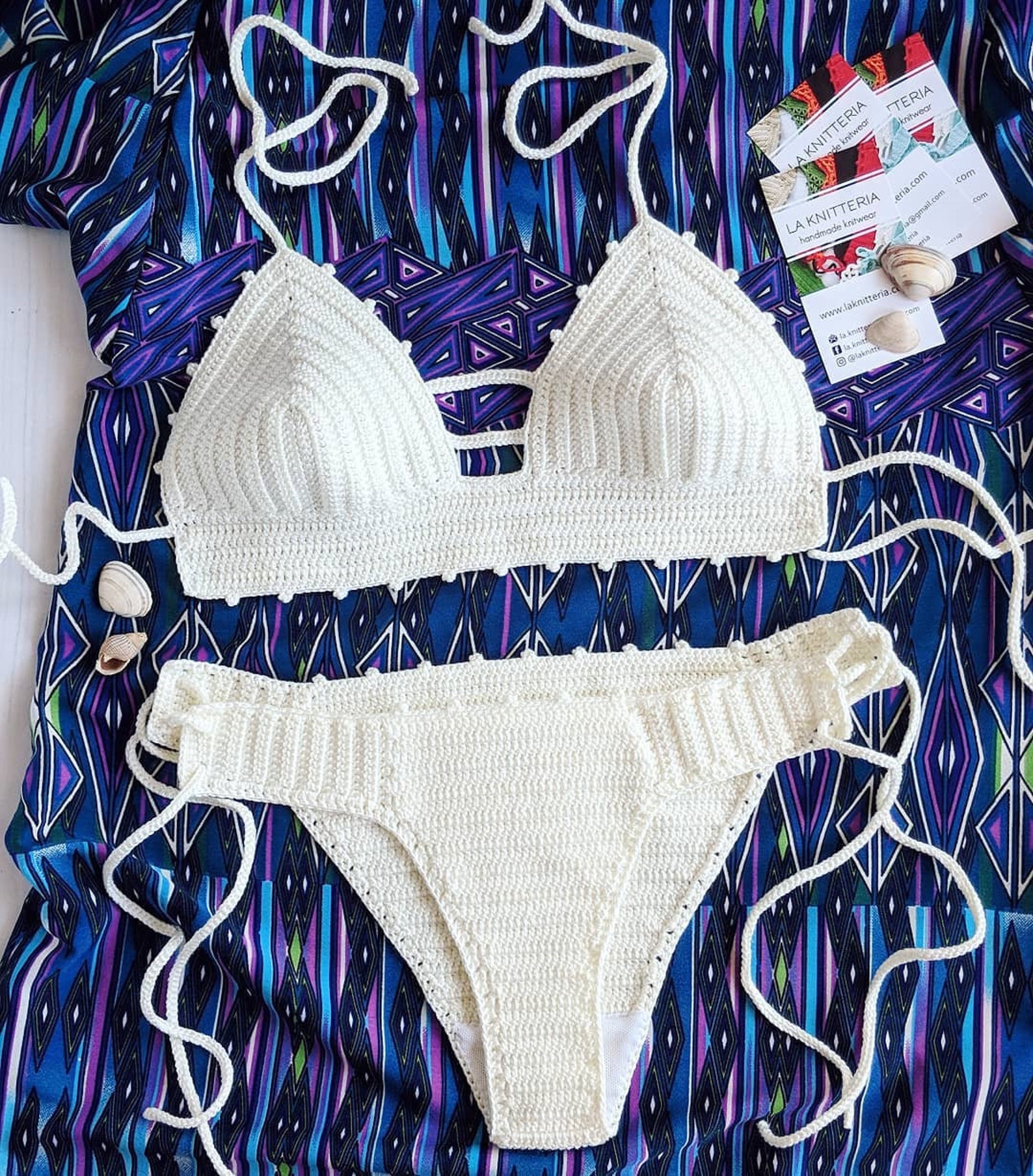 Crochet Swimsuit - Brazilian Crochet Swim Suit - Crocheted Bikini ...