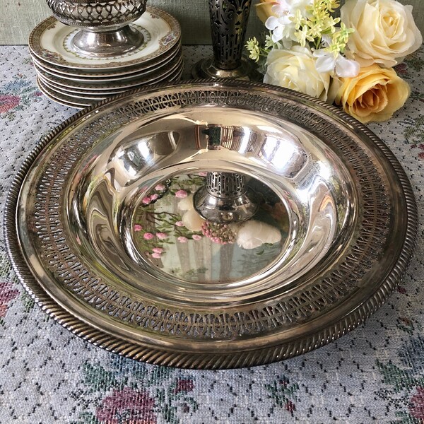 Silver Serving Bowls - Etsy