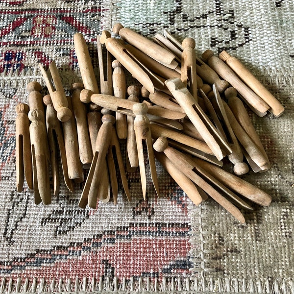 Vintage Clothespins - Etsy