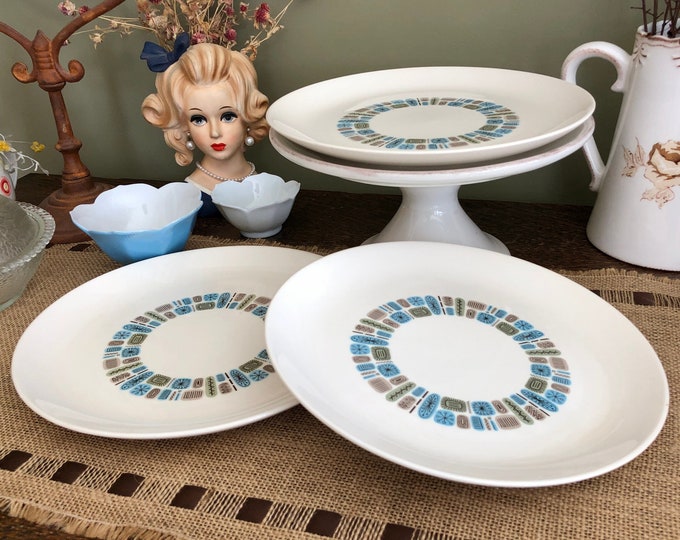 Vintage Dishes Temporama Dishes Temporama Cannonsburg Pottery Plate ...