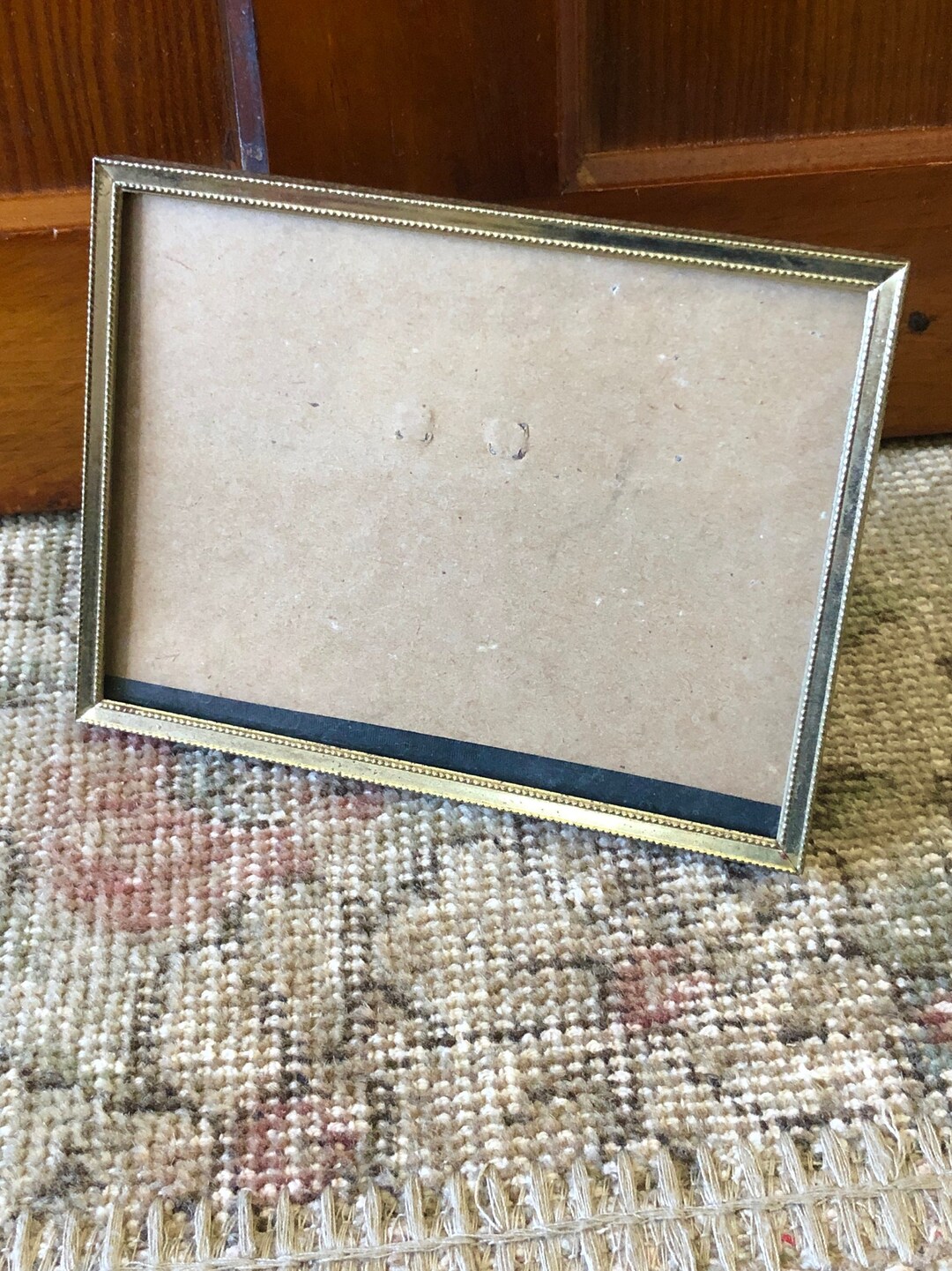 Horizontal Frame Brass Frame Vintage Picture Frame Antique Frame for ...