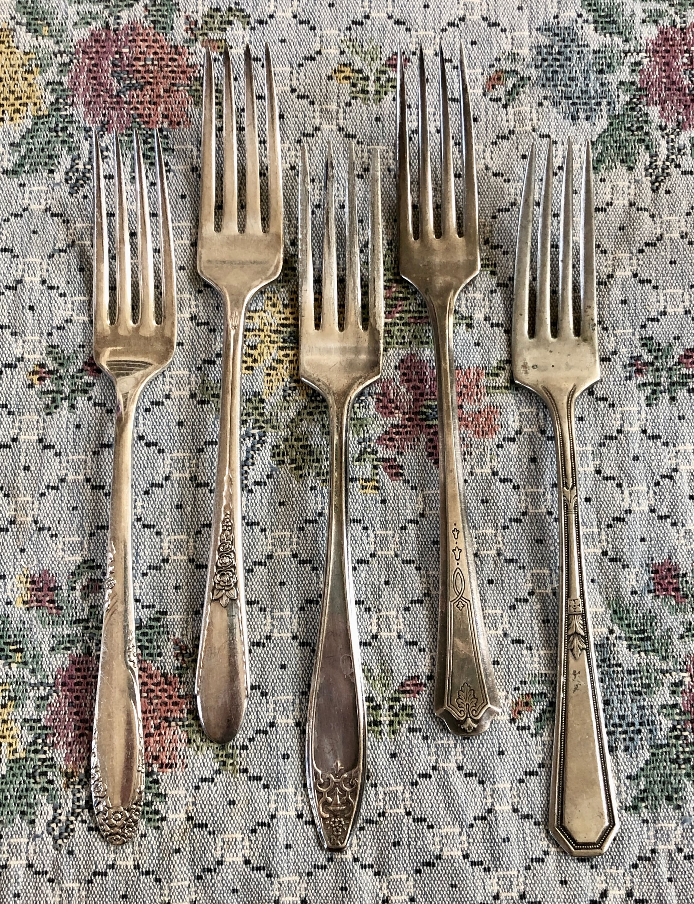 10 Vintage Fork Antique Forks Vintage Silverware Vintage | Etsy