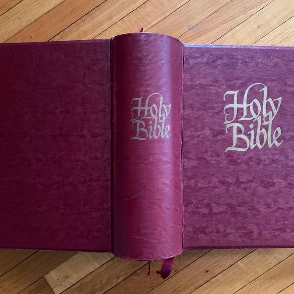 Antique Catholic Bible - Etsy
