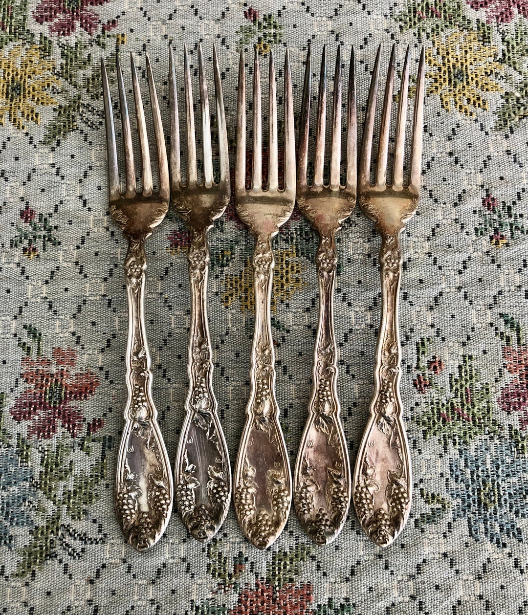 5 Vintage Forks Antique Forks Vintage Silverware Vintage Flatware Old ...