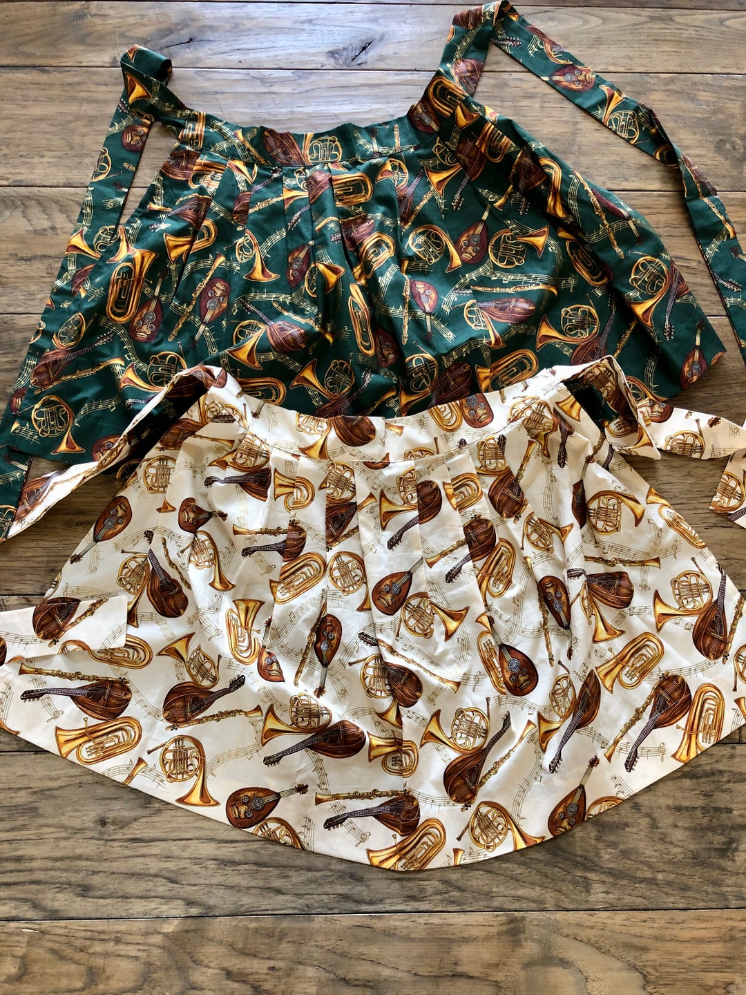 Half Apron for Women Apron Kitchen Apron Half Aprons Music Apron Gift ...