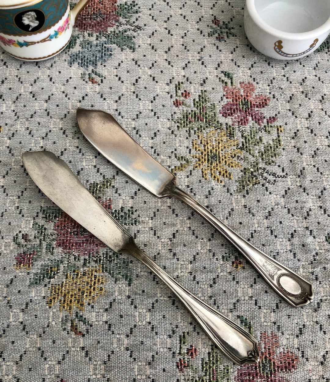 2 Butter Knife Vintage Silverware Vintage Flatware Vintage Butter ...