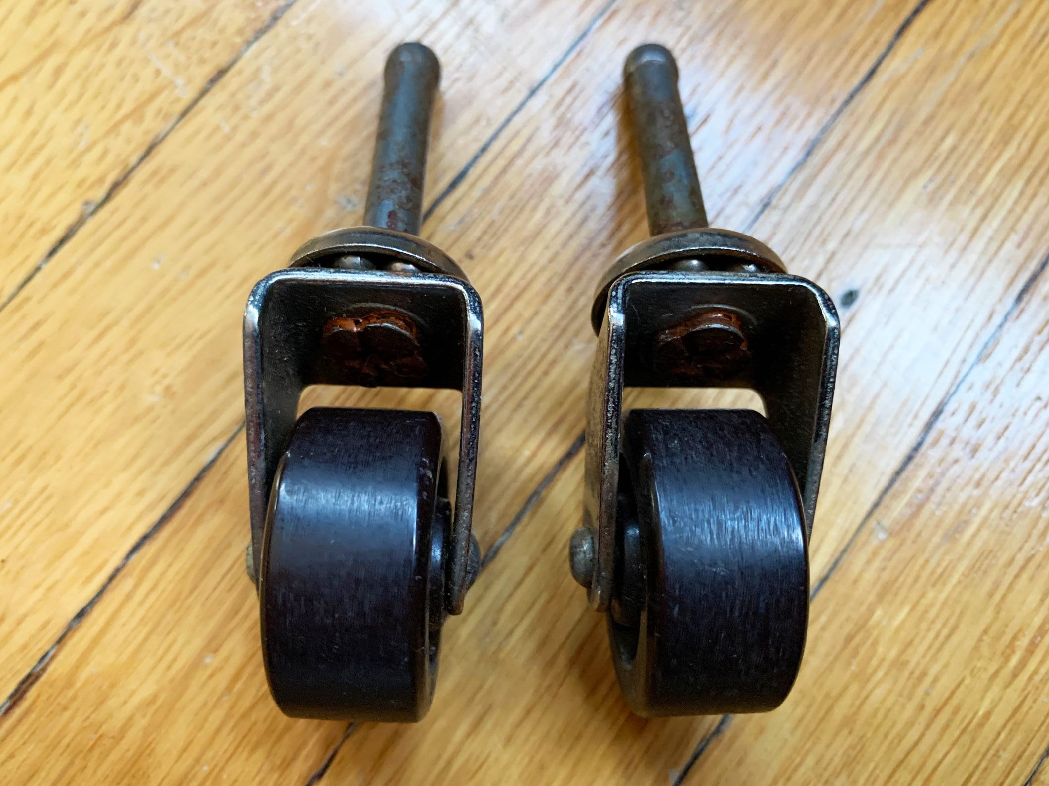 Vintage Caster Wheels Metal Caster Wheels for Furniture Wheels ...