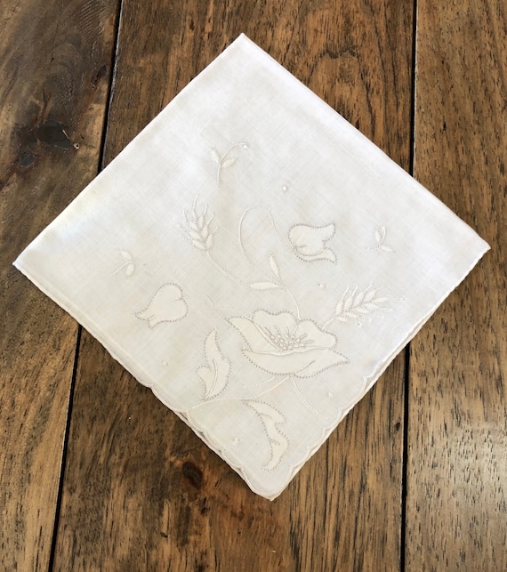 Vintage Handkerchief Vintage Hankerchief Wedding Handkerchief | Etsy