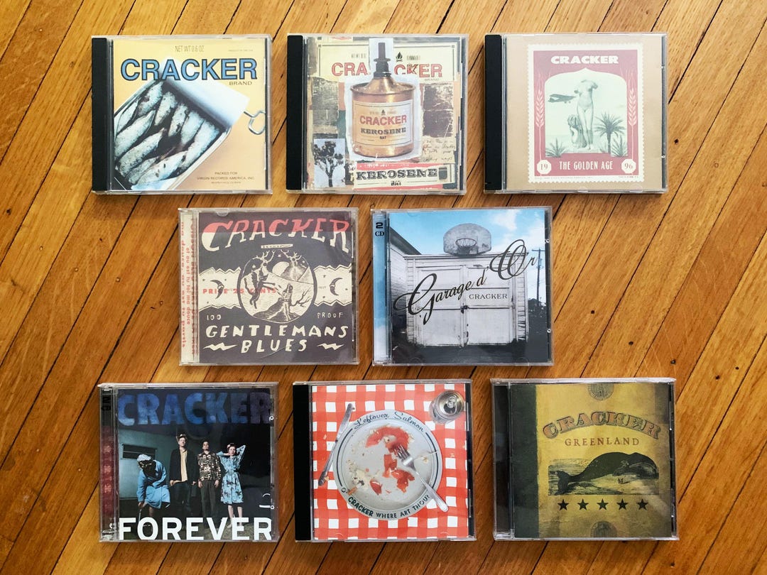 10 Cracker Cd's Vintage Music Vintage CD Cracker Compact Discs Cracker ...