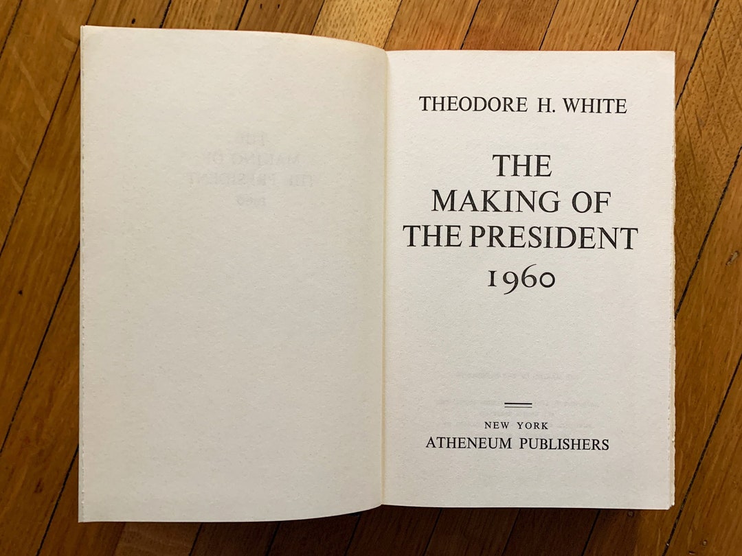 The Making of the President Book Gift for Reader Gift for Book Lover ...