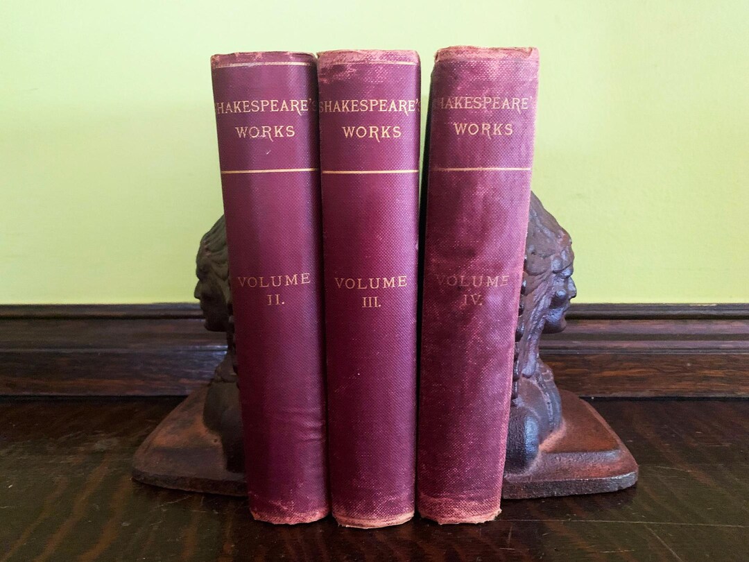 1885 Shakespeare Book Set of Books William Shakespeare Books Antique ...