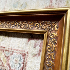 Vintage Frame Wall Art Frame Gold Wood Frame Wood Picture Frame for ...