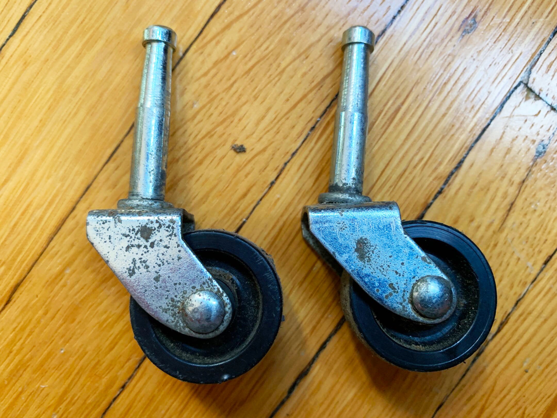 Vintage Caster Wheels Metal Caster Wheels for Furniture Wheels ...