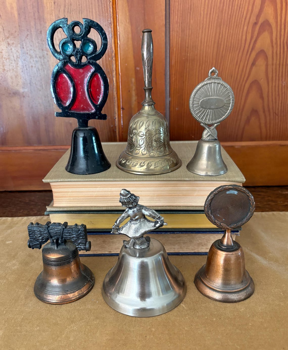 Vintage Bells Antique Bell Hand Bell Vintage Bell Collector Old Bells ...