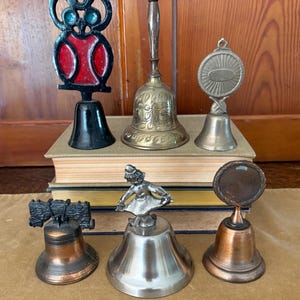 Hand Bell Vintage Bells Antique Bell Brass Bell Souvenir Bell Old Bells ...