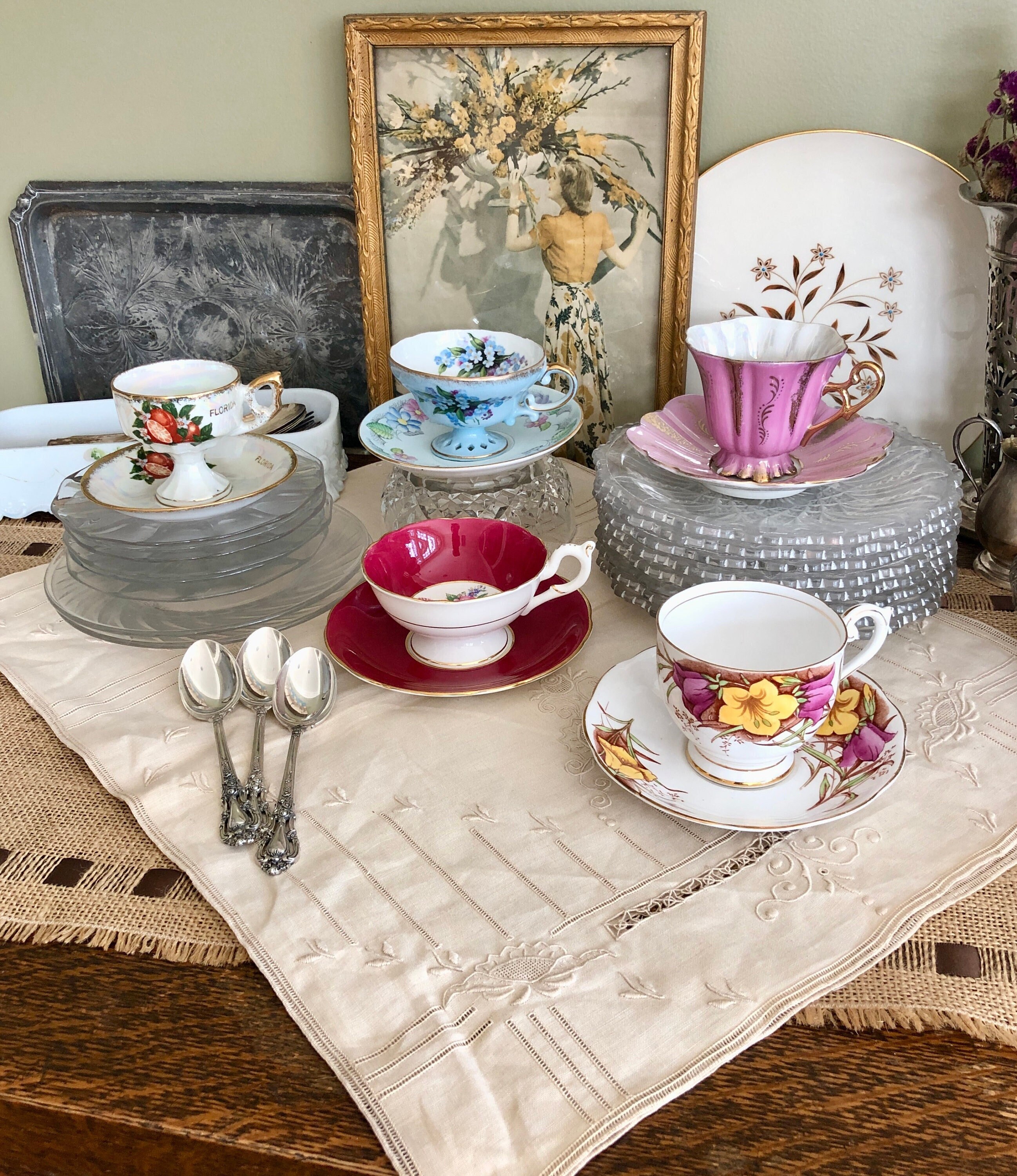 Vintage Tea Party Table
