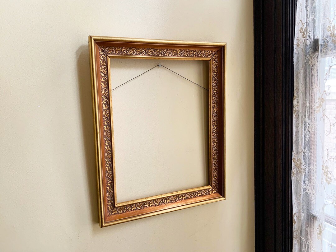 Vintage Frame Wall Art Frame Gold Wood Frame Wood Picture Frame for ...