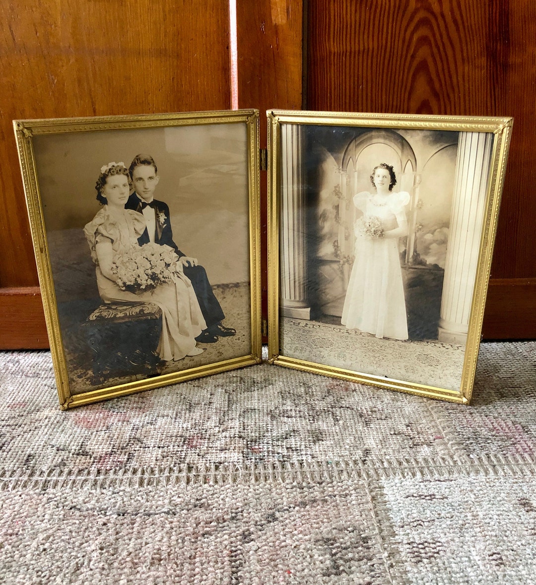 Vintage Frame Brass Frame Gold Picture Frames Brass Frame - Etsy