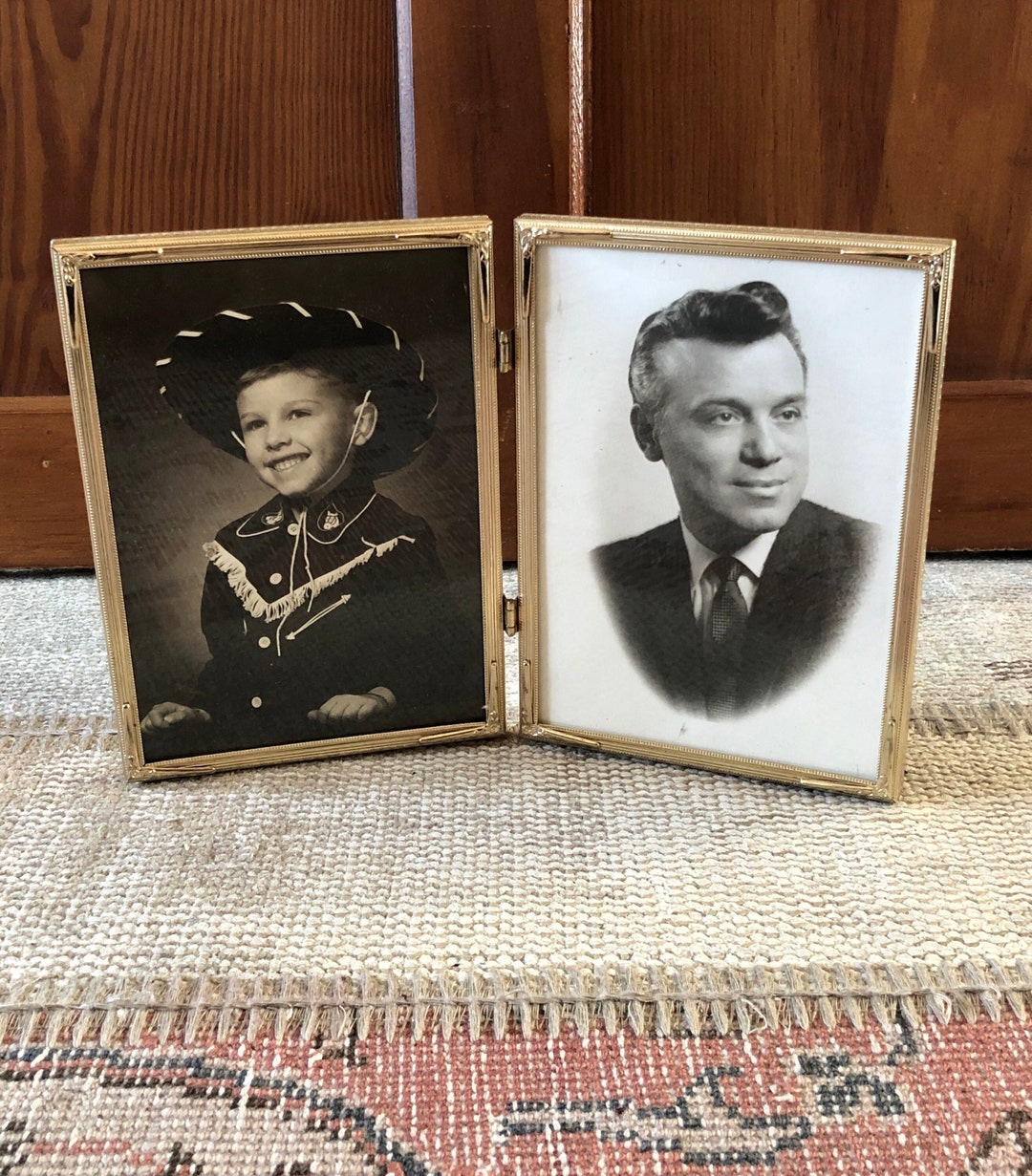 Vintage Frame Double Frame Brass Frame Vintage Frames Brass - Etsy