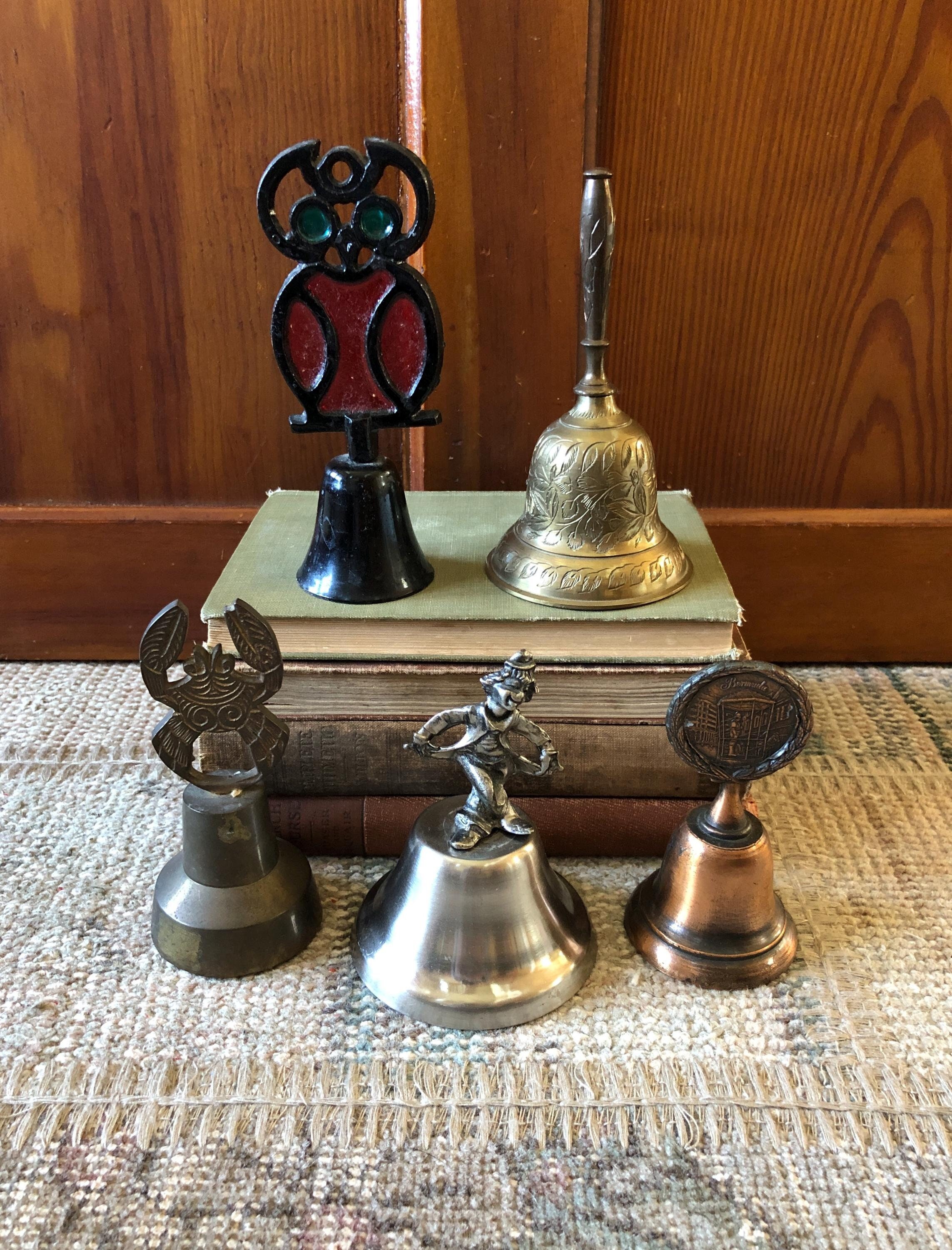 Vintage Bells Antique Bell Hand Bell Vintage Bell Collector Old Bells ...