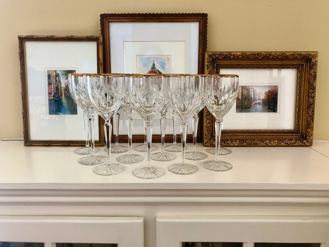 Gorham Crystal Glasses Gorham Goblets Gorham Glass Vintage Stemware ...