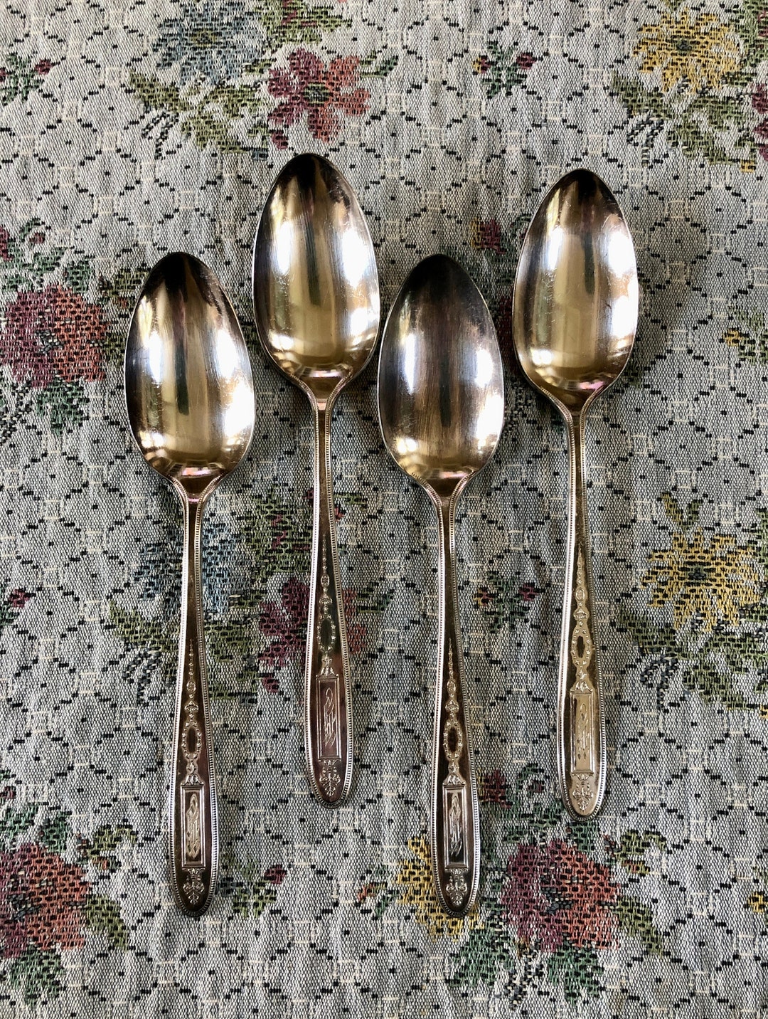 Serving Spoon Vintage Spoons Vintage Silverware Vintage Flatware Spoon ...