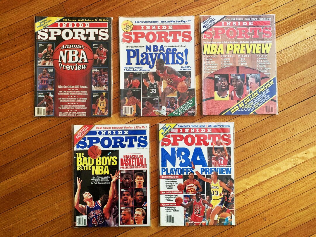 5 Inside Sports NBA Preview Magazines Inside Sports Magazine Basketball ...