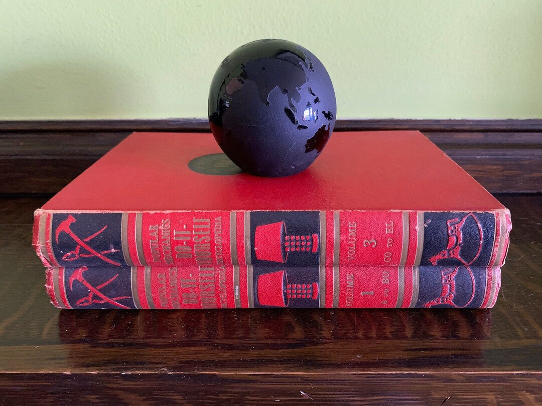 Popular Mechanics Encyclopedia Set of Books Gift for Carpenter Gift for ...