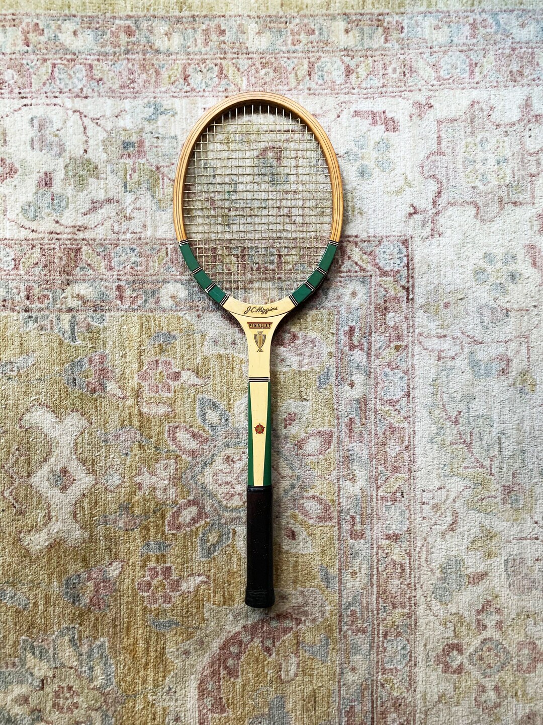 Vintage Tennis Racket Vintage Tennis Racquet JC Higgins Tennis Racquet ...