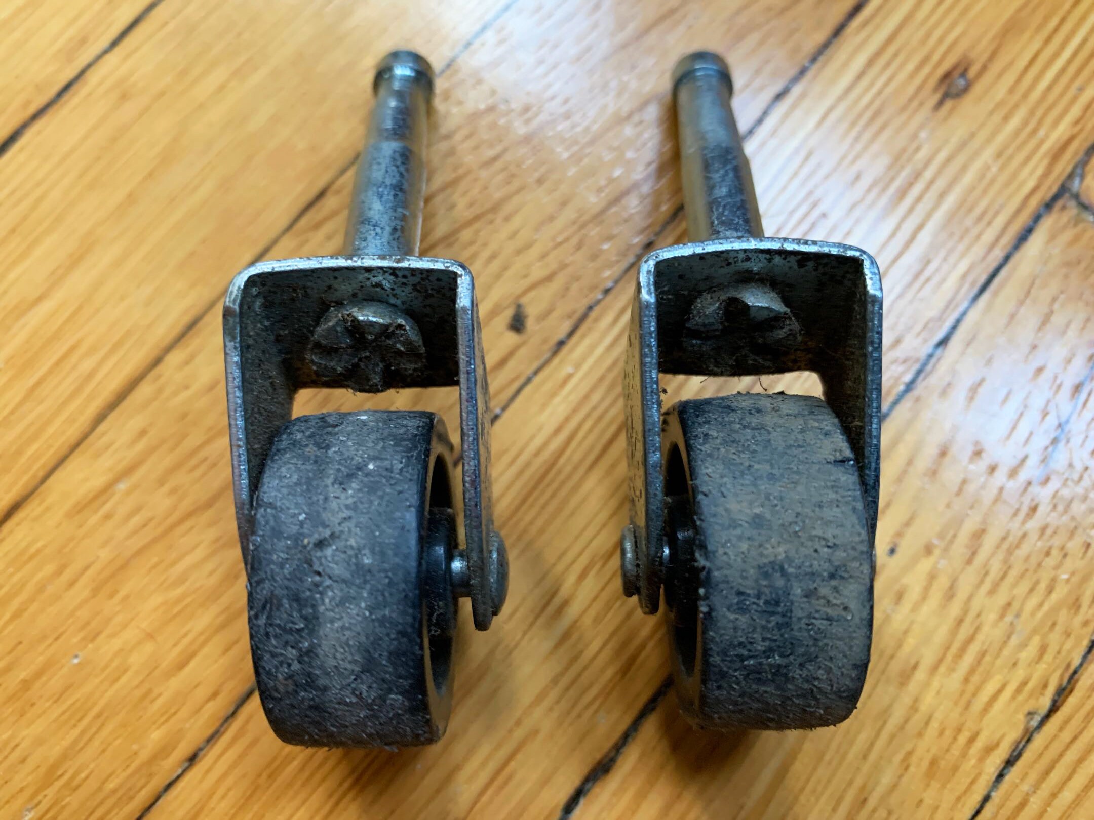 Vintage Caster Wheels Metal Caster Wheels for Furniture Wheels ...
