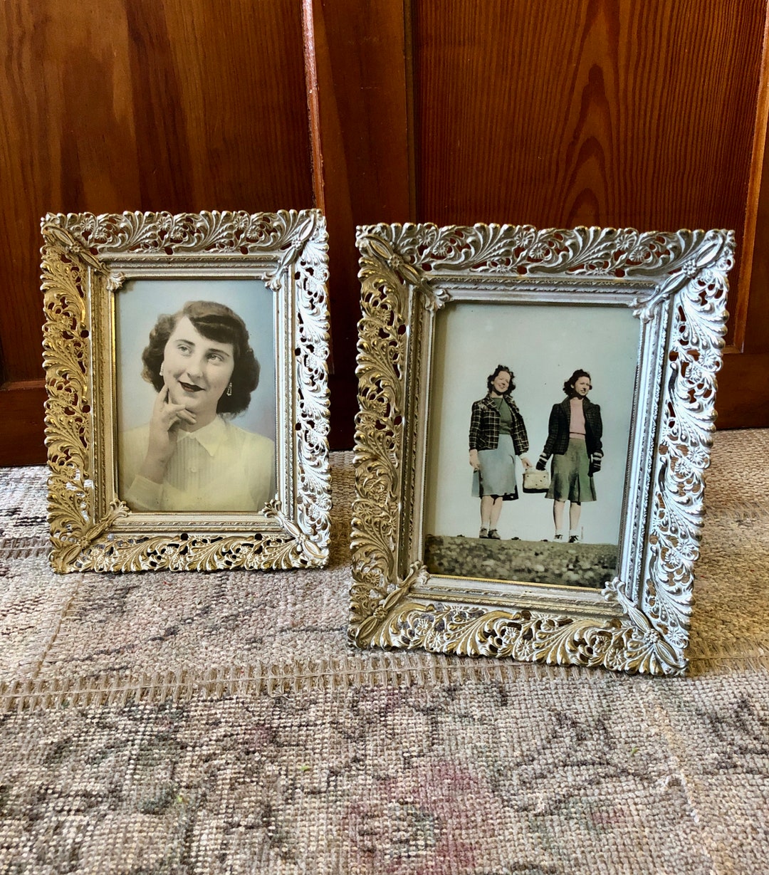 Vintage Frame Brass Frame Brass Picture Frame Gold Frame Vintage Picture Frame Wedding Frame ...