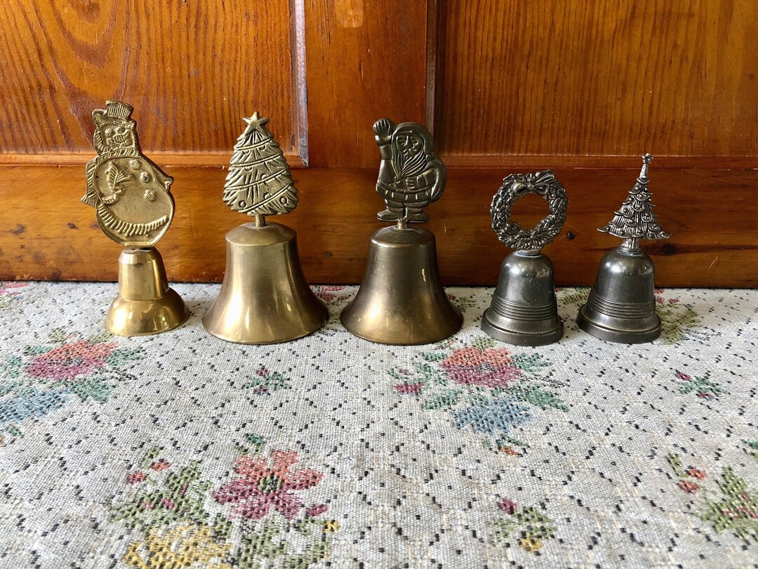 Christmas Bells Brass Bell Christmas Decor Christmas Gift Vintage Bell ...