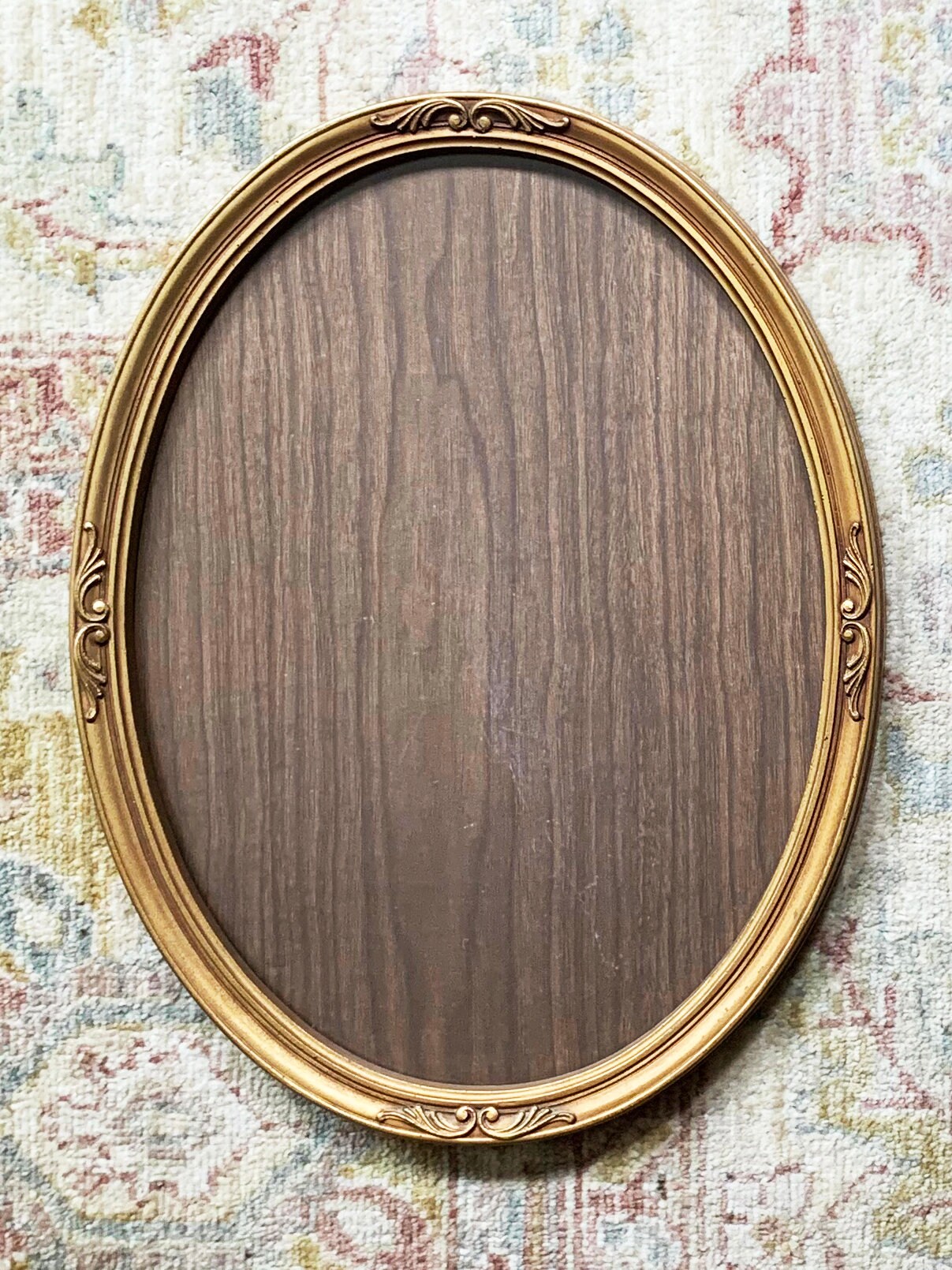 Oval Gold Frame Png