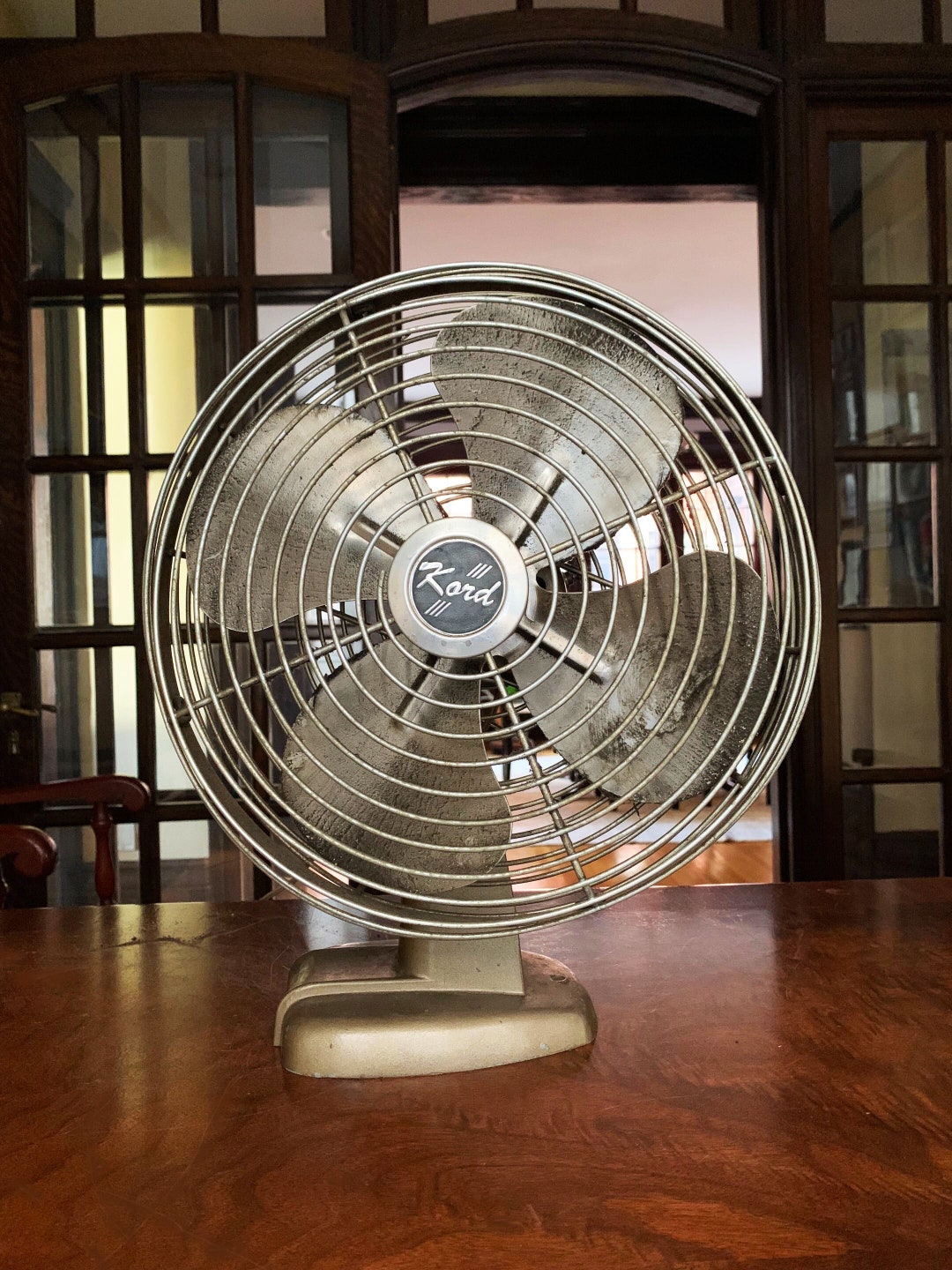Vintage Fan Table Fans Antique Table Fan Kord Fan Electric Fan ...