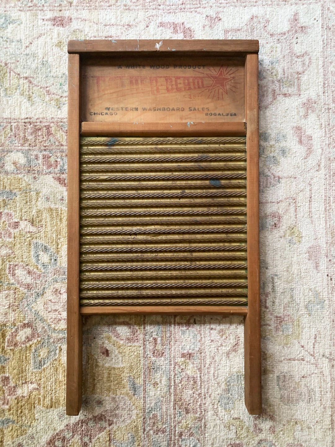 Vintage Washboard Brass Washboard Decor Laundry Room Decor Antique ...