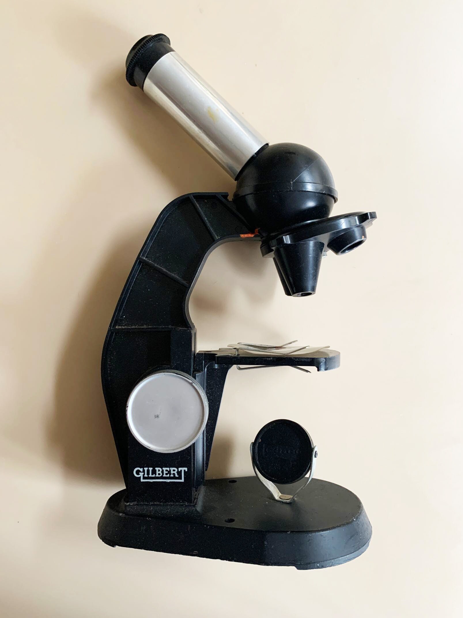 Collectibles Vintage Gilbert Microscope Toy Set 1965 Pretend Play Lab ...