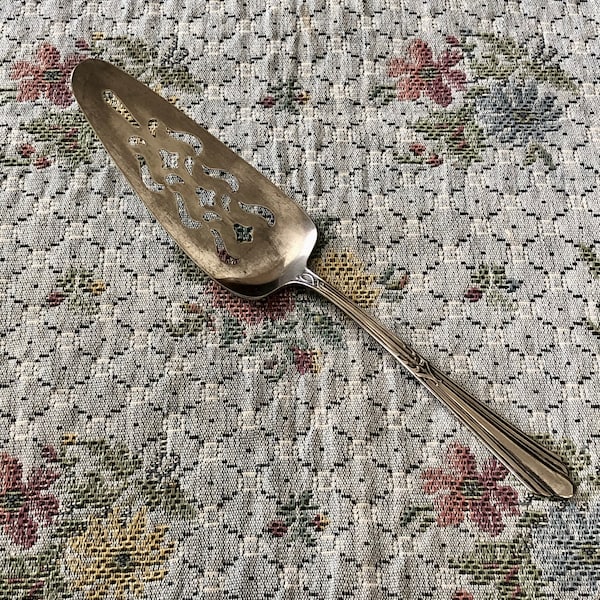 Silver Cake Server - Etsy
