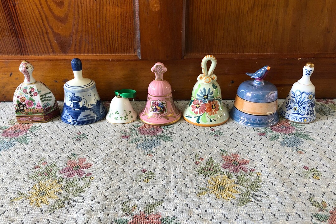 Vintage Bells Vintage Bell Antique Bells Bell Collection Porcelain Bell ...