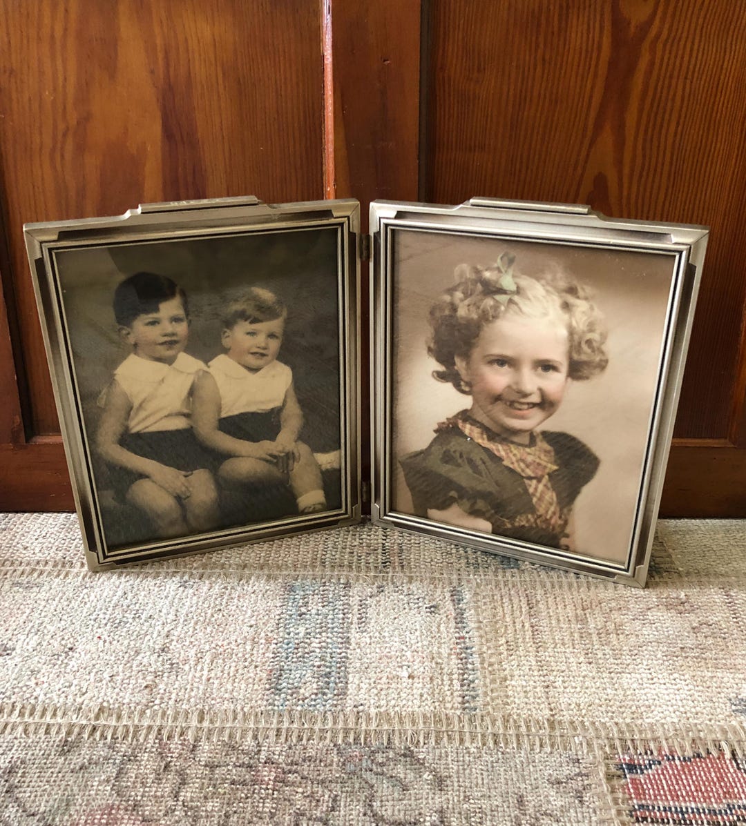 Vintage Frame Double Frame Wood Frame Wood Picture Frame Antique Frame ...