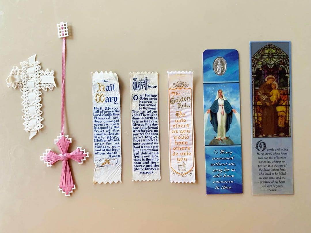 Vintage Bookmarks Religious Bookmarks Religious Gifts Bible Verse ...