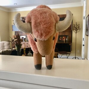 Vintage Toy Buffalo Stuffed Animal Stuffed Buffalo Vintage Toys Old ...