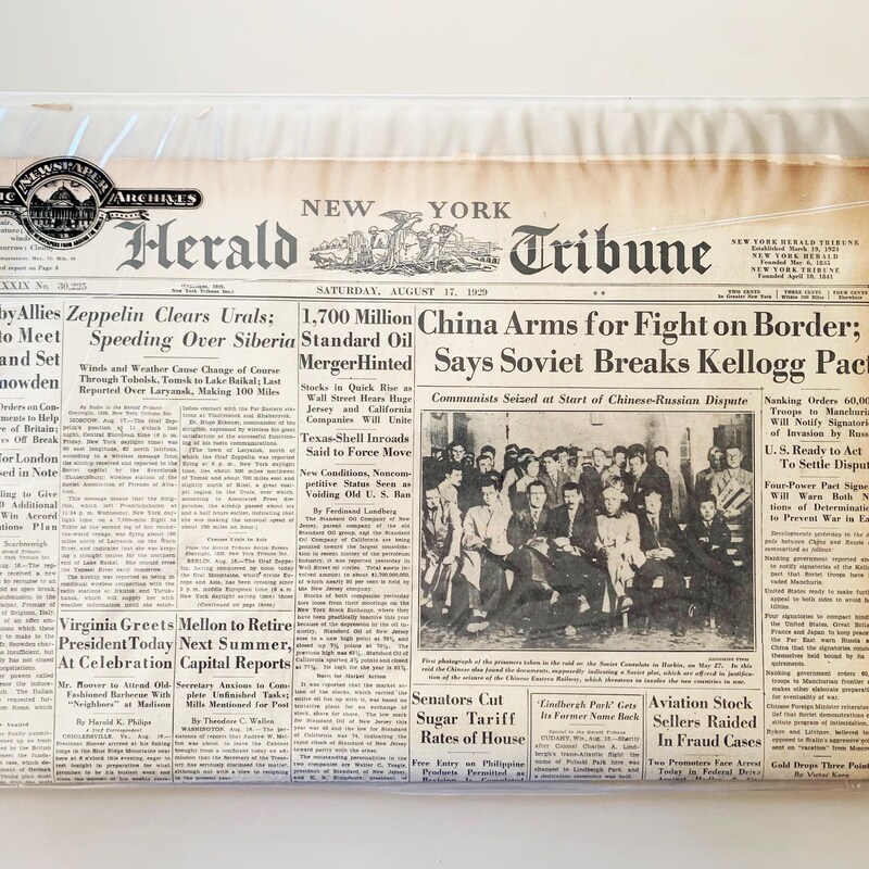 Antique Newspaper - Etsy