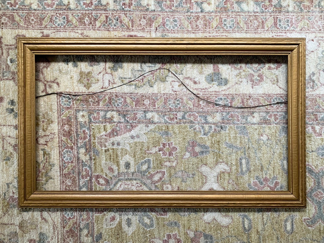 Vintage Frame Art Frame Gold Frame Wall Art Frames Gold Wood Frame Gold ...