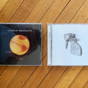 2 Coldplay Cd's Music CD Coldplay Parachutes Compact Disc Chris Martin ...