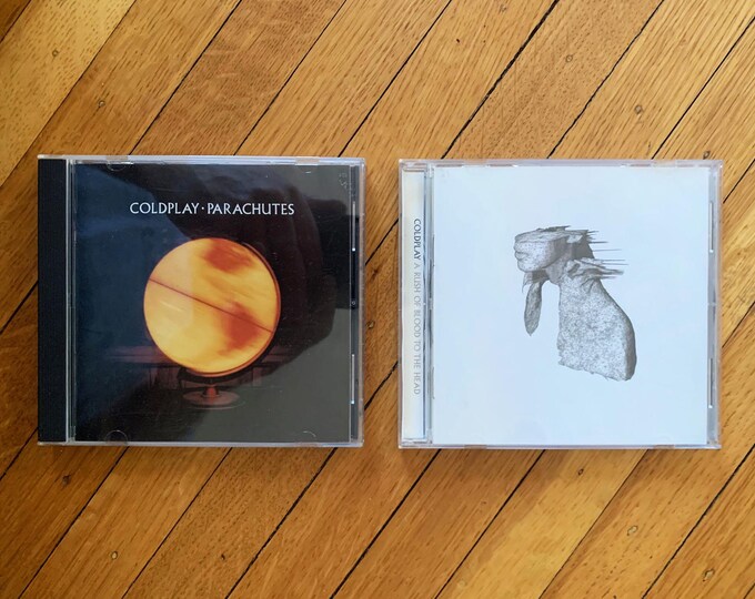 2 Coldplay Cd's Music CD Coldplay Parachutes Compact Disc Chris Martin ...