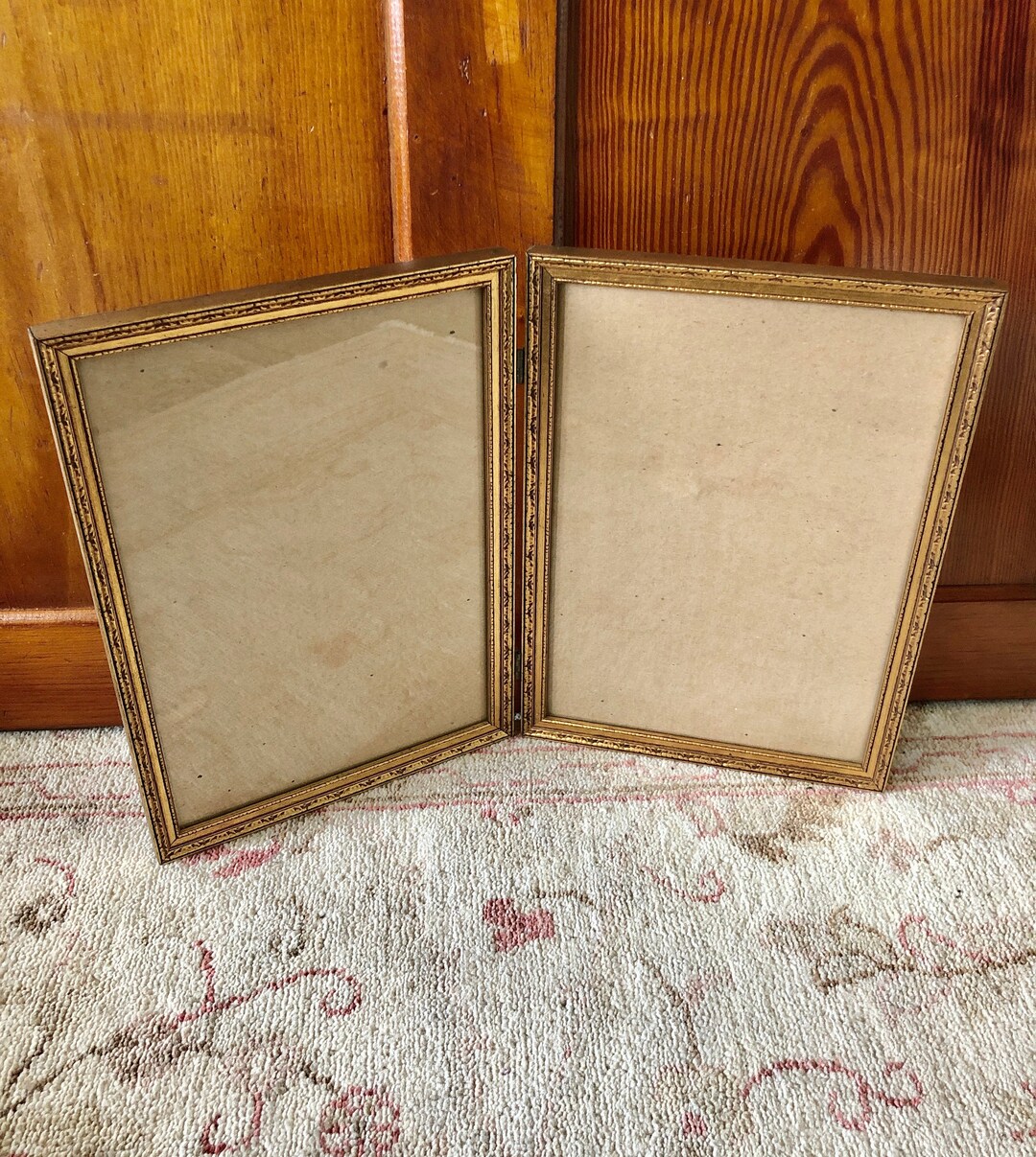 Double Frame Vintage Frames Gold Frames Wood Frame Gold Picture Frames ...