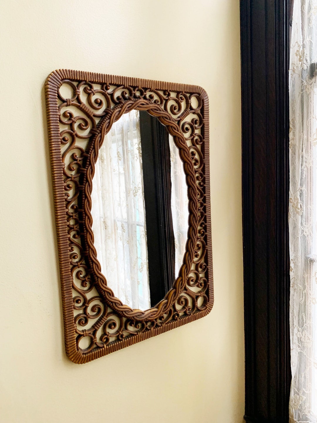 Vintage Mirror Wall Decor Mirror Vintage Mirror for Wall - Etsy