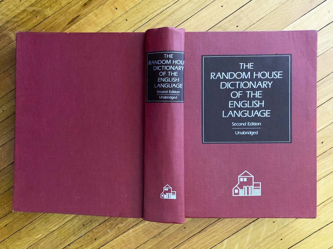 Random House Dictionary Vintage Books Decor Books Vintage Dictionary ...
