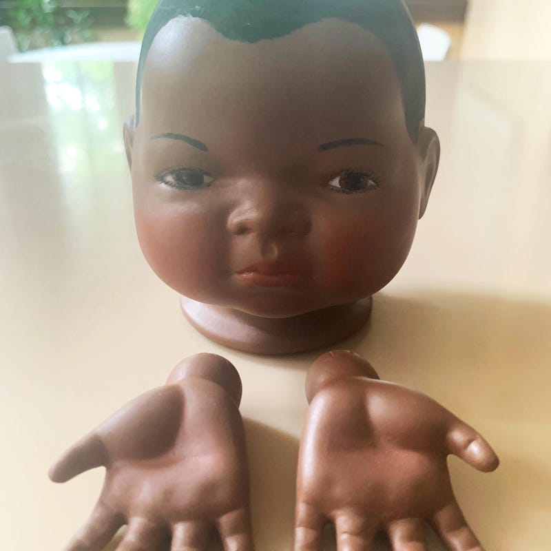 Ceramic Doll Head - Etsy