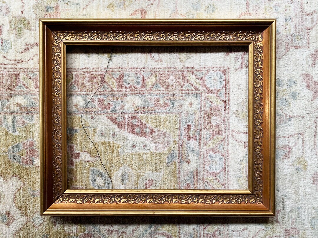 Vintage Frame Wall Art Frame Gold Wood Frame Wood Picture Frame for ...